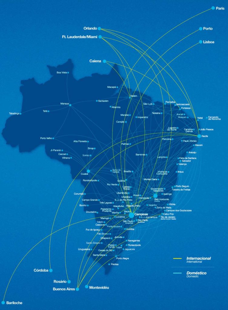 azul-airlines-rutas | Aerolíneas Low Cost